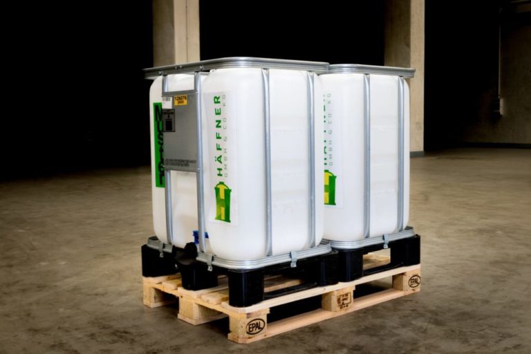 Innovation im Gefahrstoff-Transport | Häffner setzt auf 300l IBC - Hugo ...